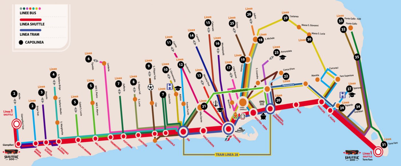 Messina, online i nuovi orari dei bus di ATM: tutte le novità linea per ...