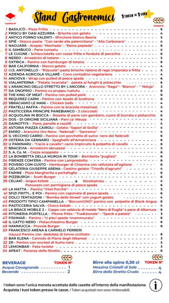 Cosa mangiare al Messina Street Food Fest? Il menù e la mappa dell ...