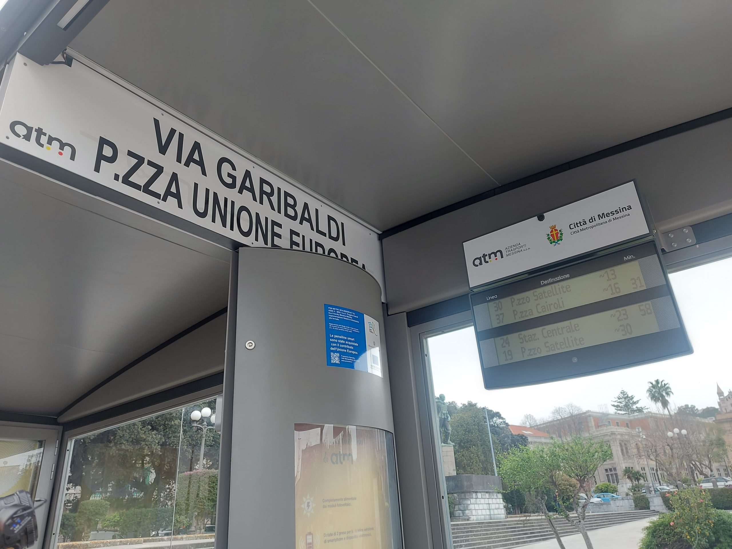 Messina: arrivano le nuove pensiline smart di Atm Spa - Normanno.com